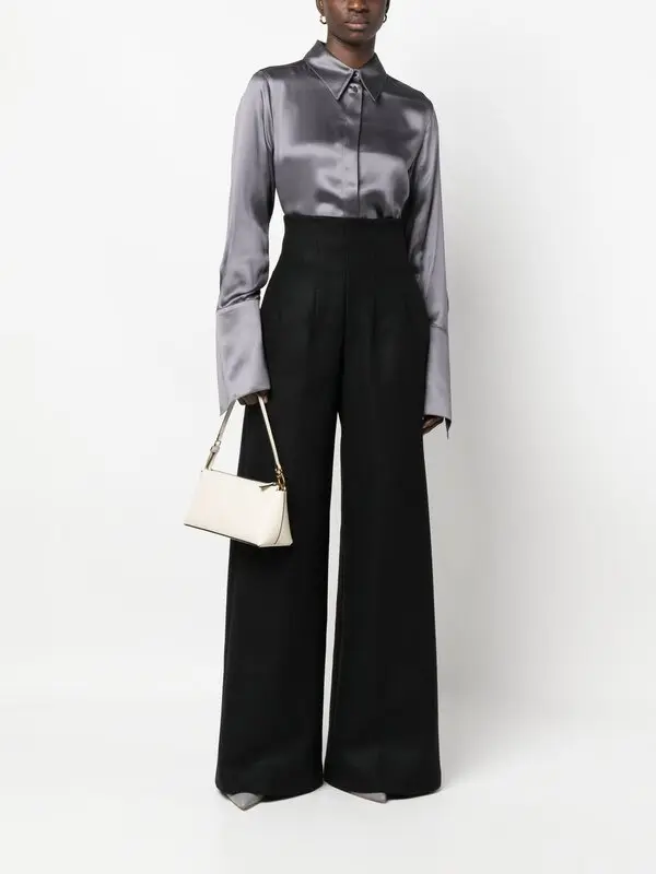 Bite Studios High-waisted Wide Leg Trousers