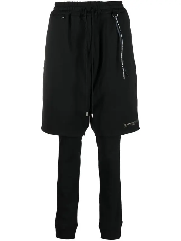 MASTERMIND WORLD Layered Deck Shorts With Leggings