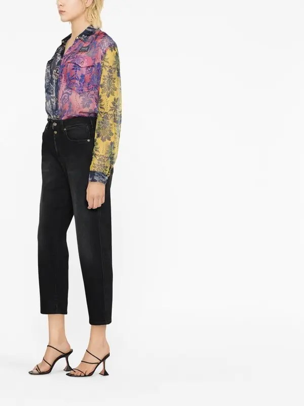 Versace Tapestry Panelled Shirt