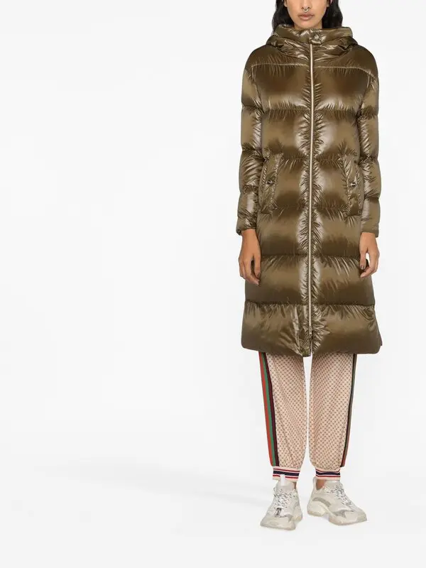 Herno Quilted Padded Coat - Green