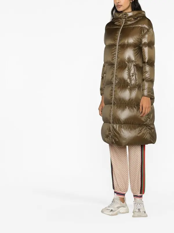 Herno Quilted Padded Coat - Green