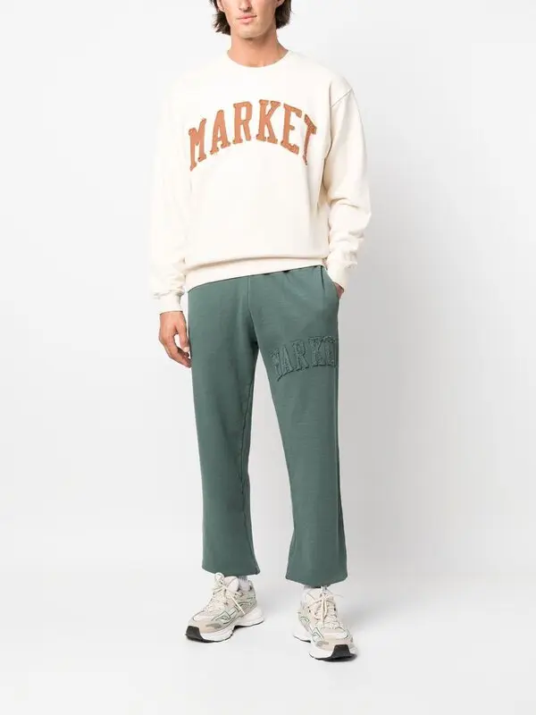 MARKET Embroidered Logo Sweatshirt - Neutrals