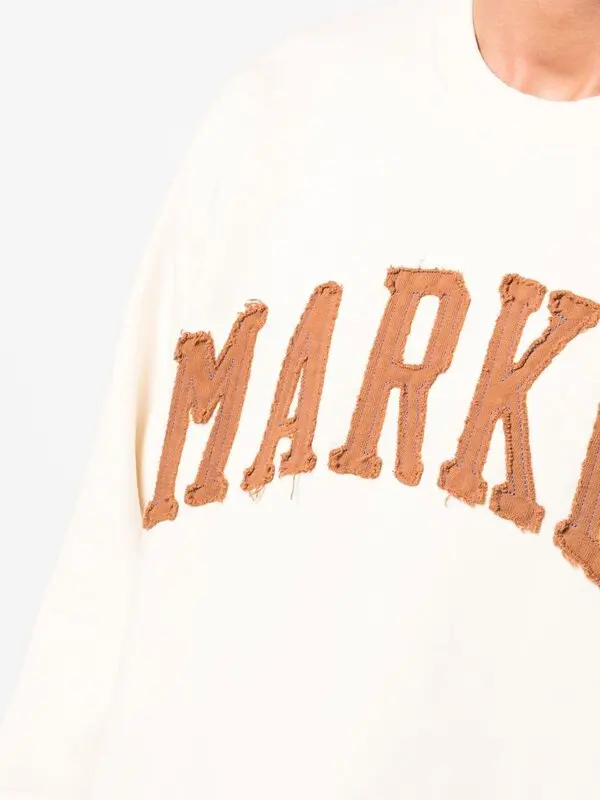 MARKET Embroidered Logo Sweatshirt - Neutrals