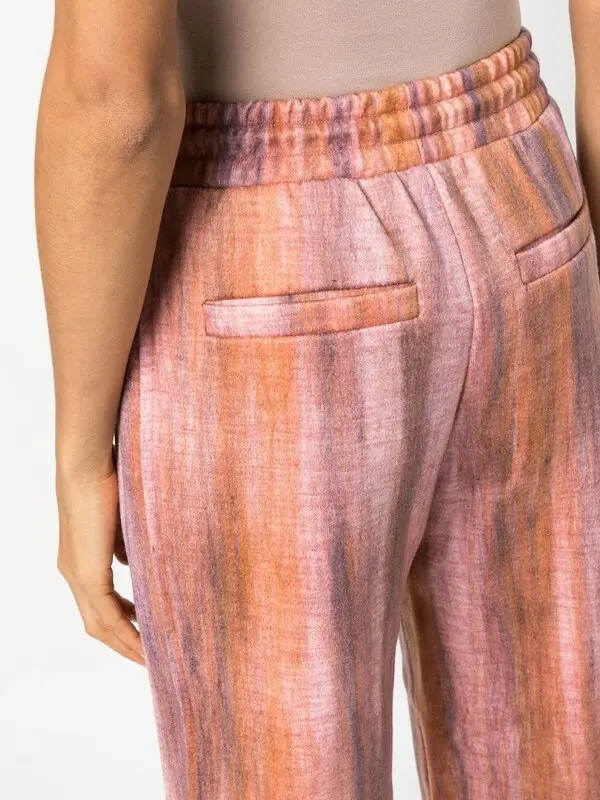 Andersson Bell Tie-dye Drawstring Trousers - Orange