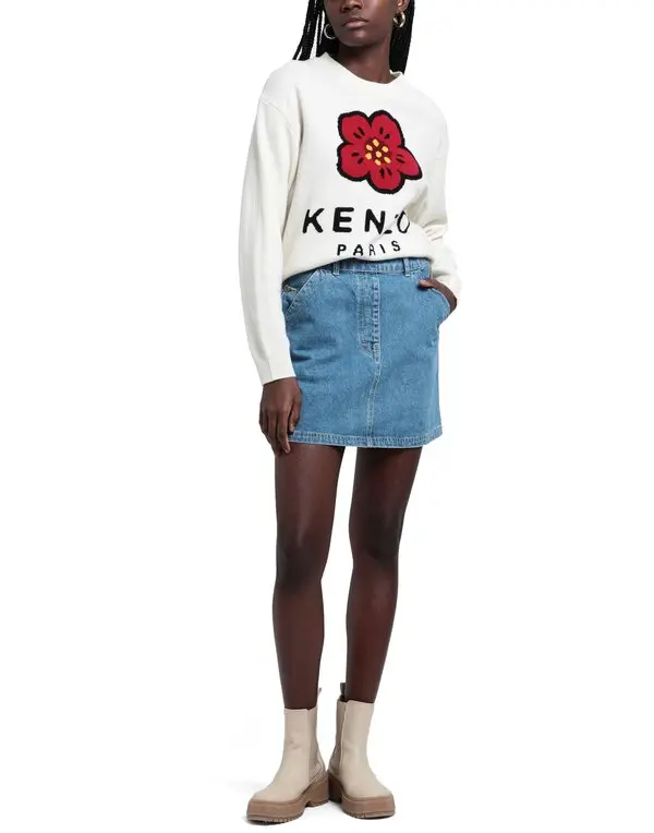 Kenzo Denim Pencil Skirt
