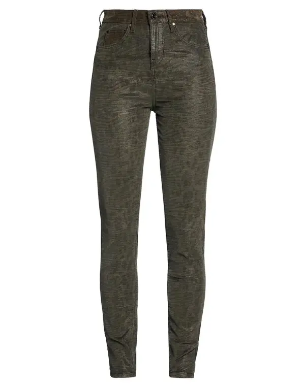 Guess Skinny Velvet Pants - Green