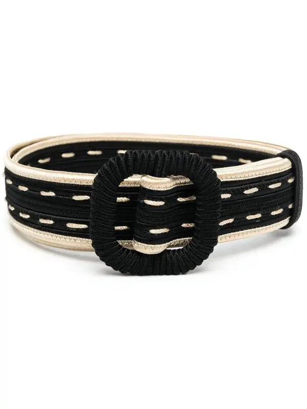 DESTREE Woven-raffia Belt