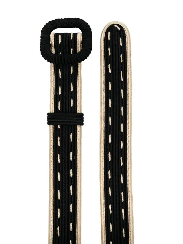 DESTREE Woven-raffia Belt