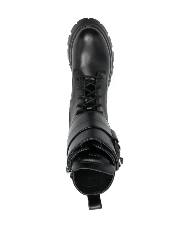 Dkny 55mm Buckle-detail Combat Boots