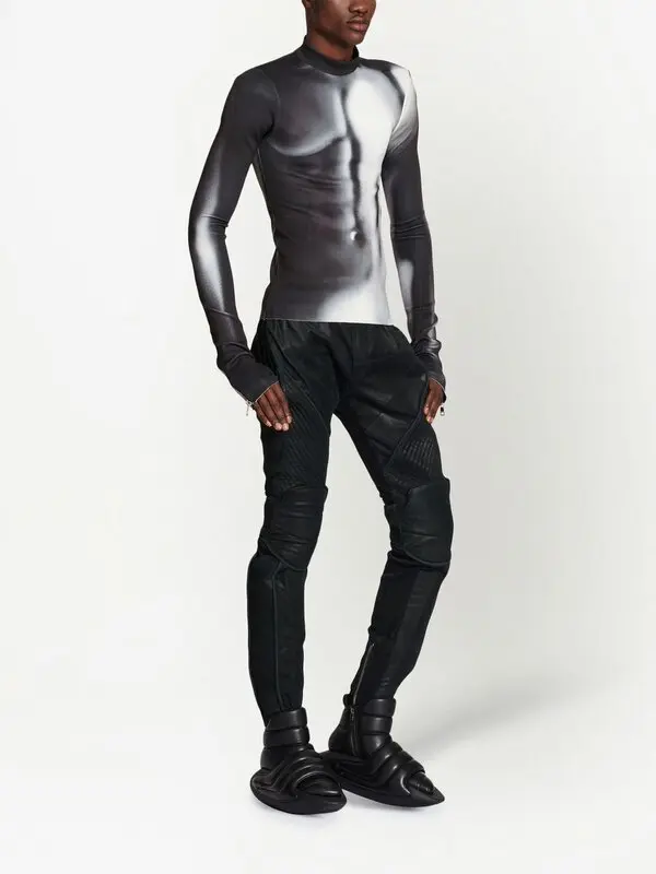 Balmain Body-print Long-sleeve T-shirt