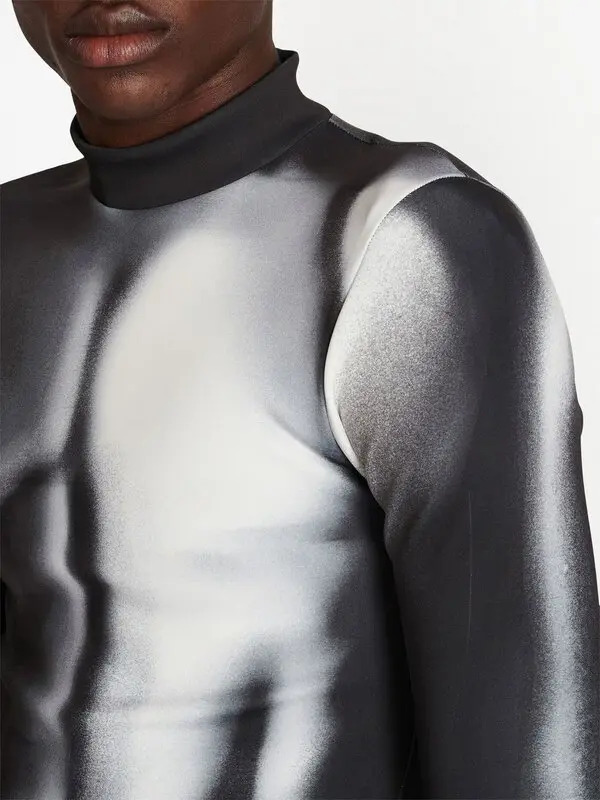 Balmain Body-print Long-sleeve T-shirt