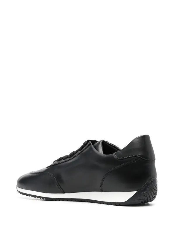 BILLIONAIRE Calf Leather Low-top Sneakers - Black