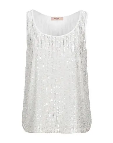 TWINSET Tulle Top - White