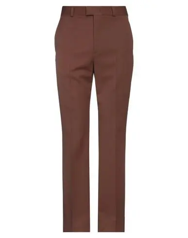 Valentino Garavani Straight Leg Virgin Wool Pants - Brown