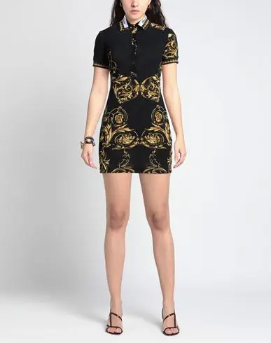 Versace Mini T-shirt Dress - Black