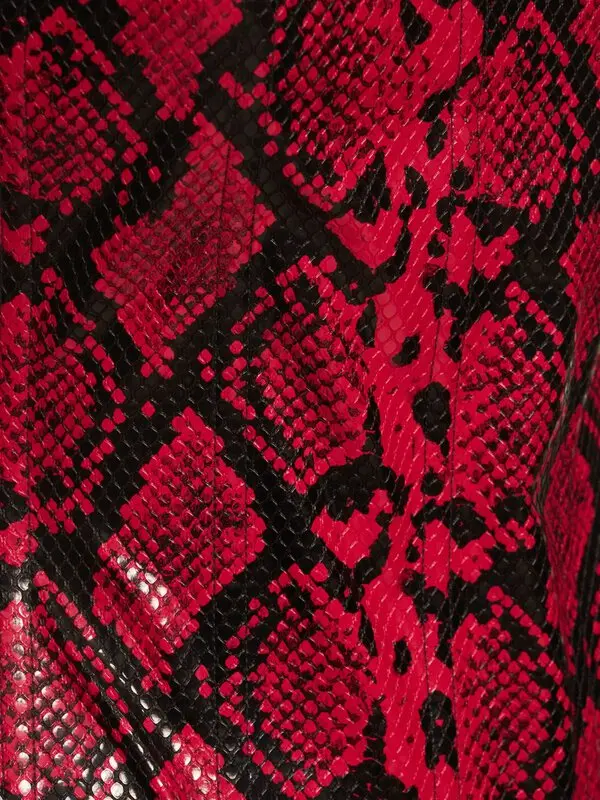 Miaou Chuck Faux Python Leather Corset