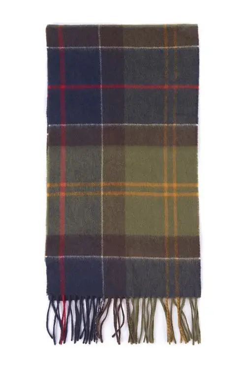 Barbour Tartan Cashmere Scarf - Classic