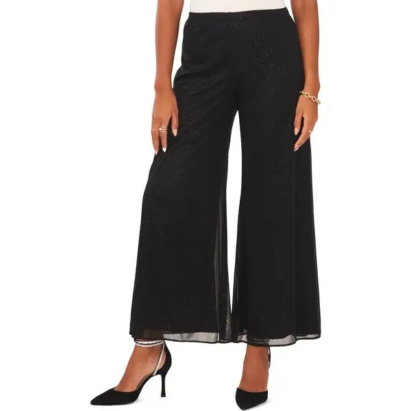 Chaus Mesh Palazzo Pants