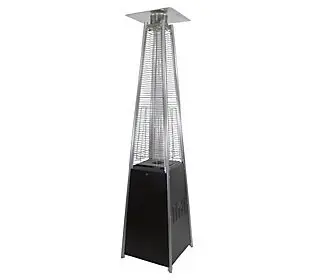 NORTHLIGHT Pyramid Glass Tube Outdoor Gas Patio Heater - One-color