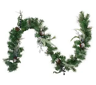 NORTHLIGHT Frosted Garland - One-color