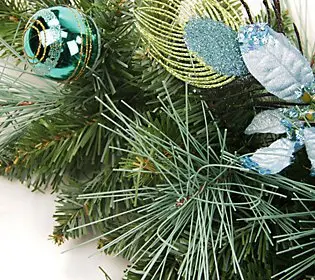 NORTHLIGHT Blue Accent Wreath