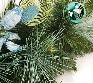 NORTHLIGHT Blue Accent Wreath