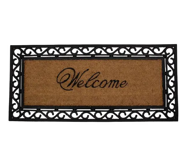 NORTHLIGHT Coir Rectangular 'welcome' Doormat 2 X 48 - One-color