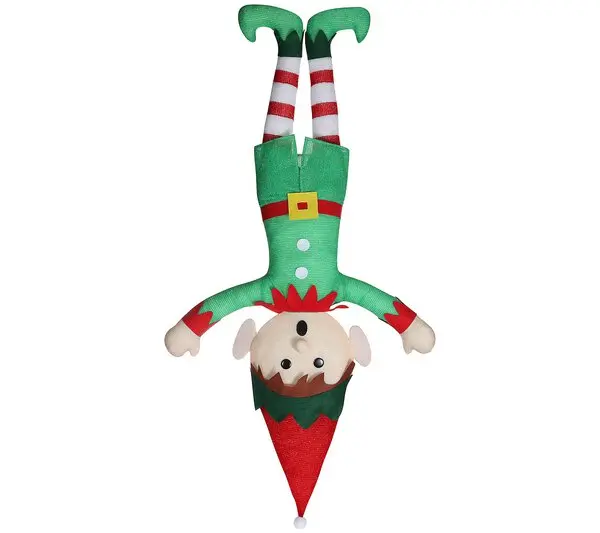 HAUTE DECOR 55' Pre-lit Elf Hanging Lawn Decor
