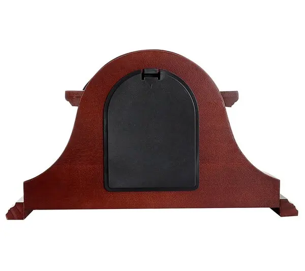 BEDFORD CLOCK COLLECTION Redwood Mantel Clock W Ith Chime