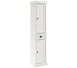 CROSLEY Seaside Tall Linen Cabinet By - One-color