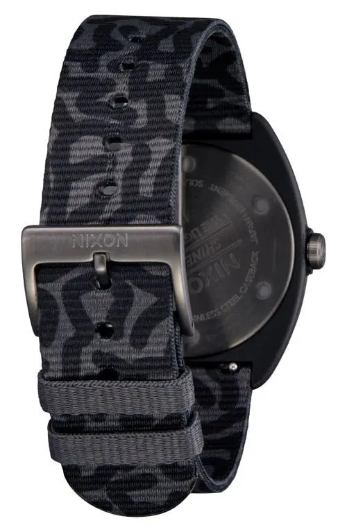 Nixon Light-wave Recycled Strap Solar Watch