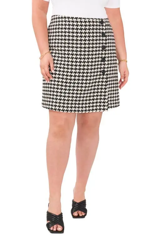 Vince Camuto Houndstooth Miniskirt