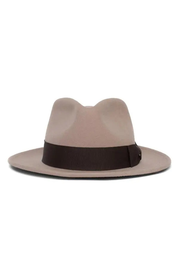 Goorin Bros Mister Wolf Wolf Fedora - Taupe | Editorialist display picture 2