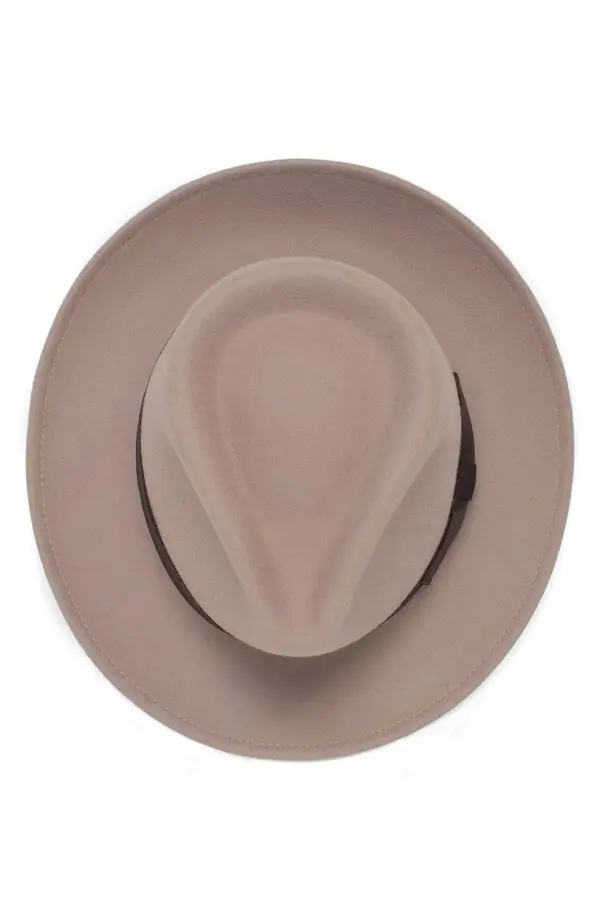 Goorin Bros Mister Wolf Wolf Fedora - Taupe | Editorialist display picture 3
