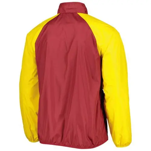 G-III SPORTS BY CARL BANKS Arizona State Sun Devils Point Guard Raglan Half-zip Jacket By