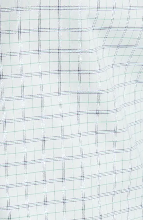 DUCHAMP Tailored Fit Plaid Dress Shirt