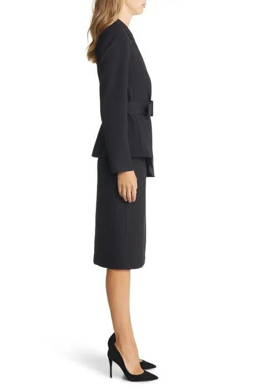 TAHARI ASL Nested Belted Jacket And Skirt