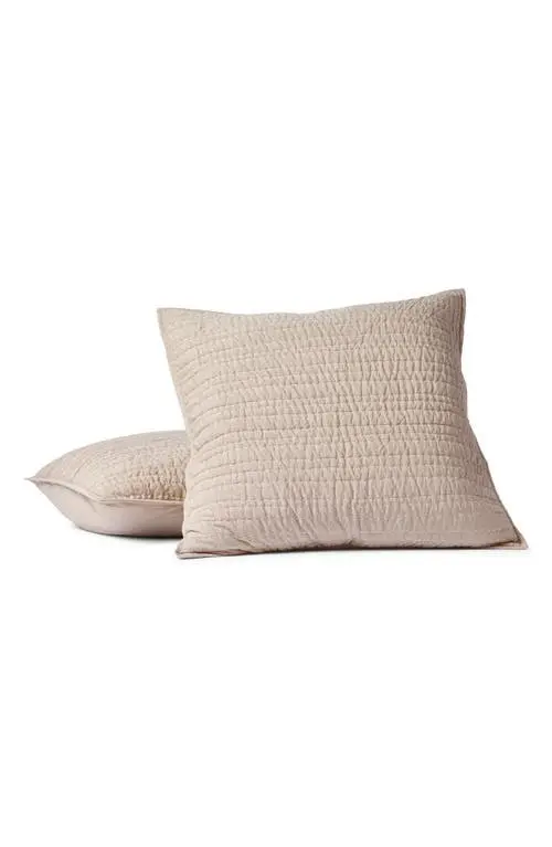 COYUCHI Organic Cotton Chambray Pillow Cover - Hazel Chambray