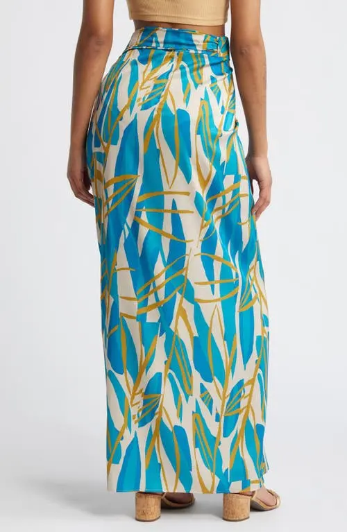DIARRABLU Seur Blossom Print Wrap Maxi Skirt