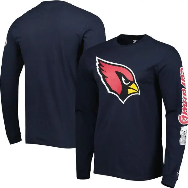 STARTER Arizona Cardinals Halftime Long Sleeve T-shirt