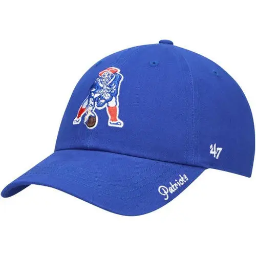 '47 New England Patriots Miata Clean Up Legacy Adjustable Hat - Royal