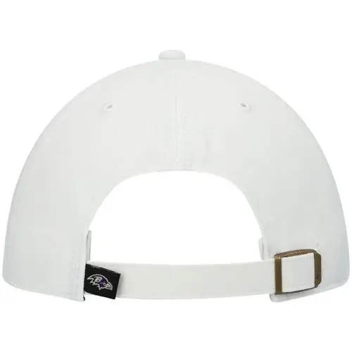 '47 Baltimore Ravens Clean Up Adjustable Hat - White