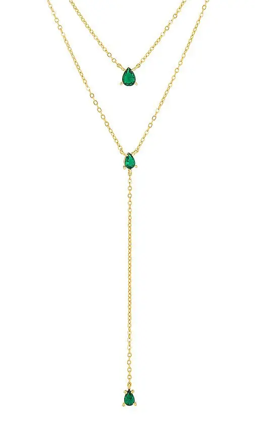BRACHA Esmeralda Lariat Necklace
