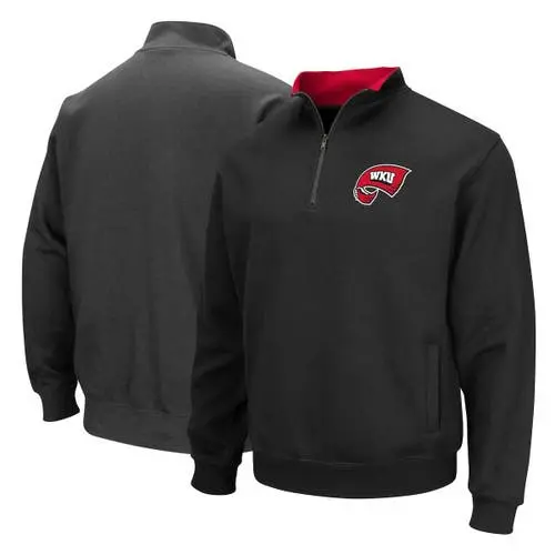 COLOSSEUM Western Kentucky Hilltoppers Tortugas Quarter-zip Sweatshirt - Black