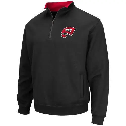 COLOSSEUM Western Kentucky Hilltoppers Tortugas Quarter-zip Sweatshirt - Black