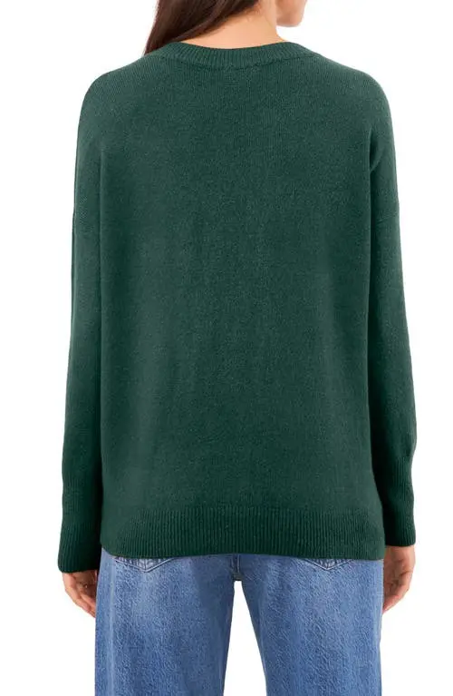 Vince Camuto Drop Shoulder V-neck Sweater - Wise