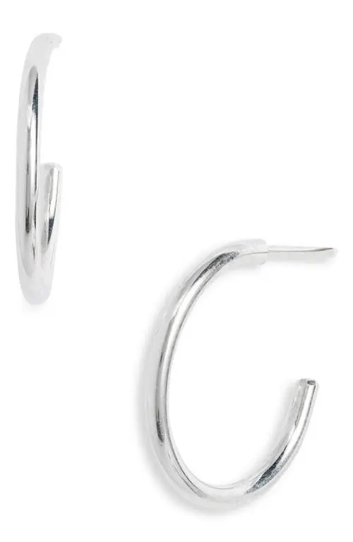 NASHELLE Hoop Earrings - Sterling Silver