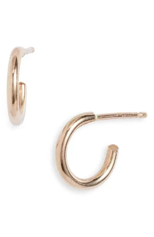 NASHELLE Everyday Hoop Earrings - 14k Gold Fill