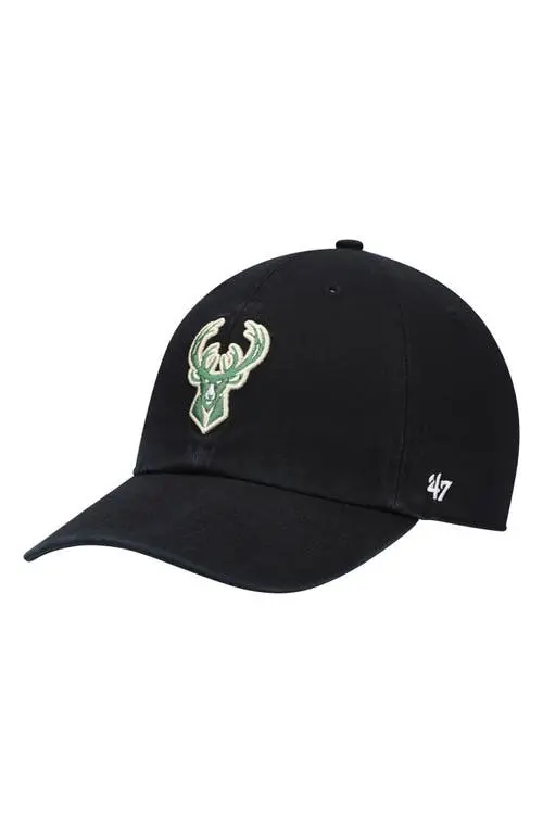 '47 Milwaukee Bucks Logo Clean Up Adjustable Hat
