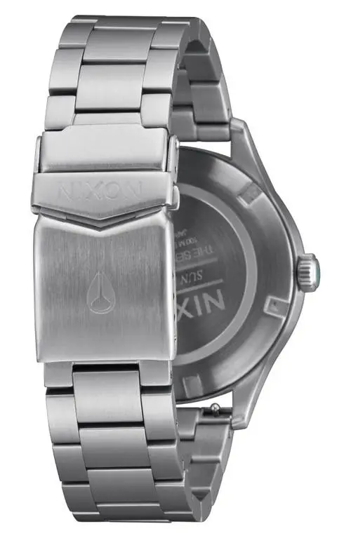 Nixon Sentry Solar Stainless Steel Strap Watch